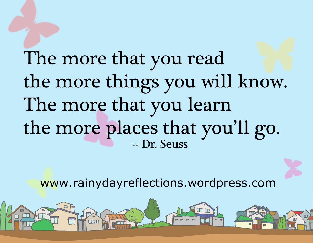 The More You Read … | Rainy Day Reflections